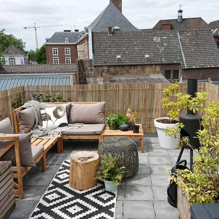20 Ideas geniales para hacer balcones decorados con bambú o carrizo ...
