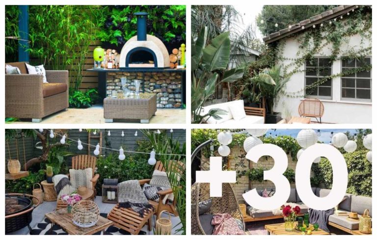 +30 ideas para diseñar patios acogedores - Arkihome